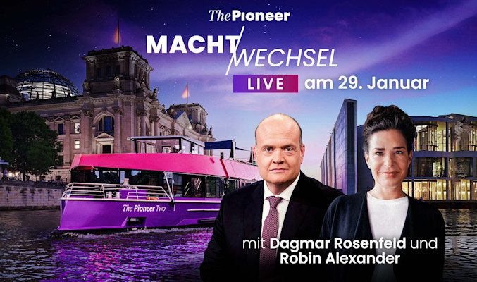 Machtwechsel Live mit Dagmar Rosenfeld und Robin Alexander | The Pioneer