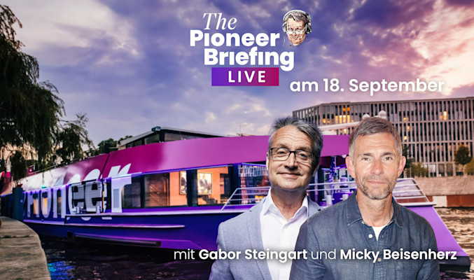 The Pioneer Briefing Live mit Gabor Steingart und Micky Beisenherz | The Pioneer