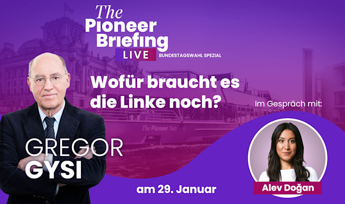 The Pioneer Briefing Spezial - Bundestagswahl - mit Gregor Gysi | The Pioneer