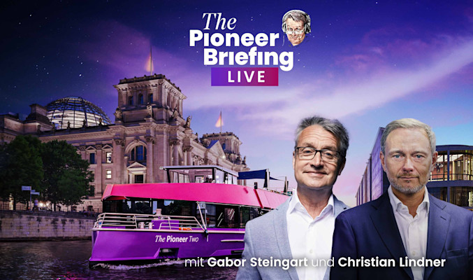 The Pioneer Briefing Live mit Gabor Steingart und Christian Lindner | The Pioneer